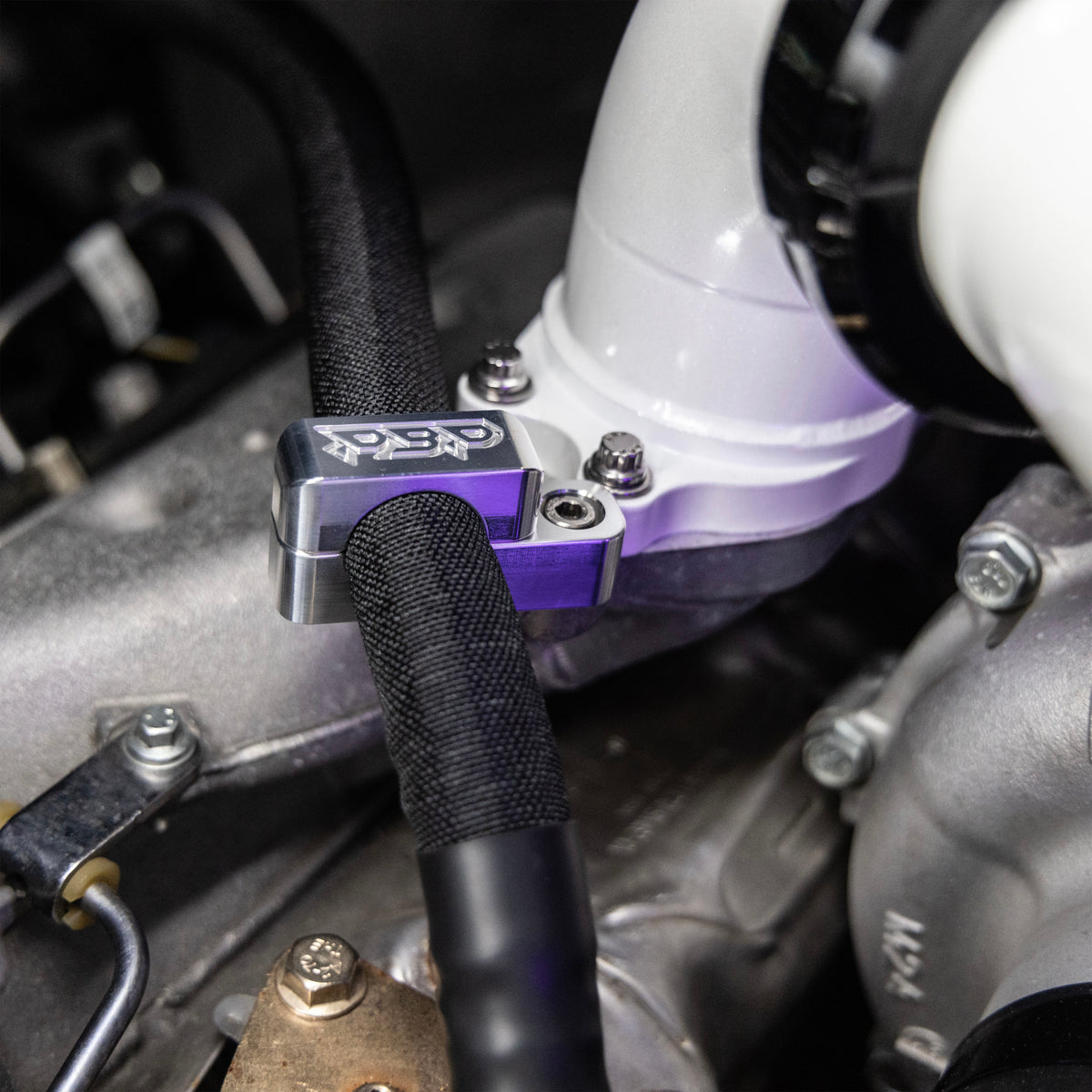 COOLANT HOSE BILLET P CLAMP – POINTBLANK PERFORMANCE